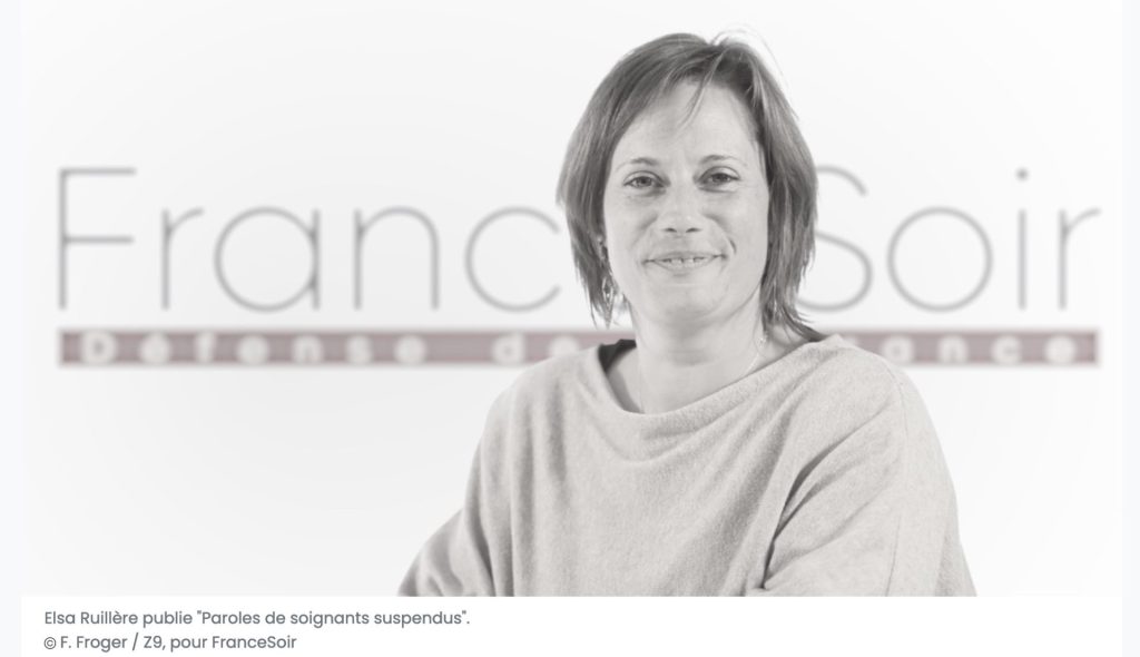 « Des soignants suspendus se sont suicidés » Elsa Ruillère – Résistance ...
