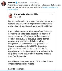 L’inquiétant profil de Lova RINEL, commissaire de la « commission de ...