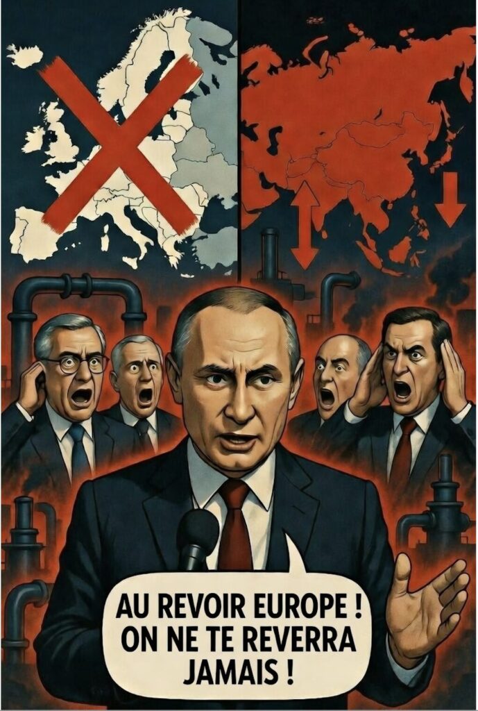 Grandiose Poutine ! Il retourne la menace énergétique contre l’Europe ...