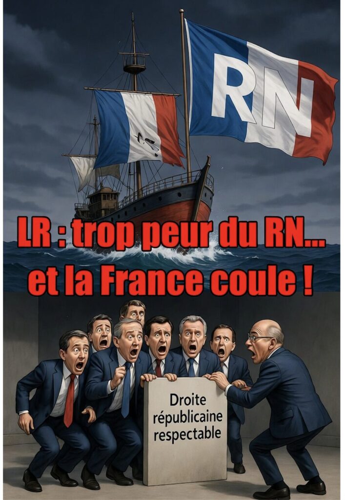 LR, des traîtres qui préfèrent perdre la France plutôt que de gagner ...